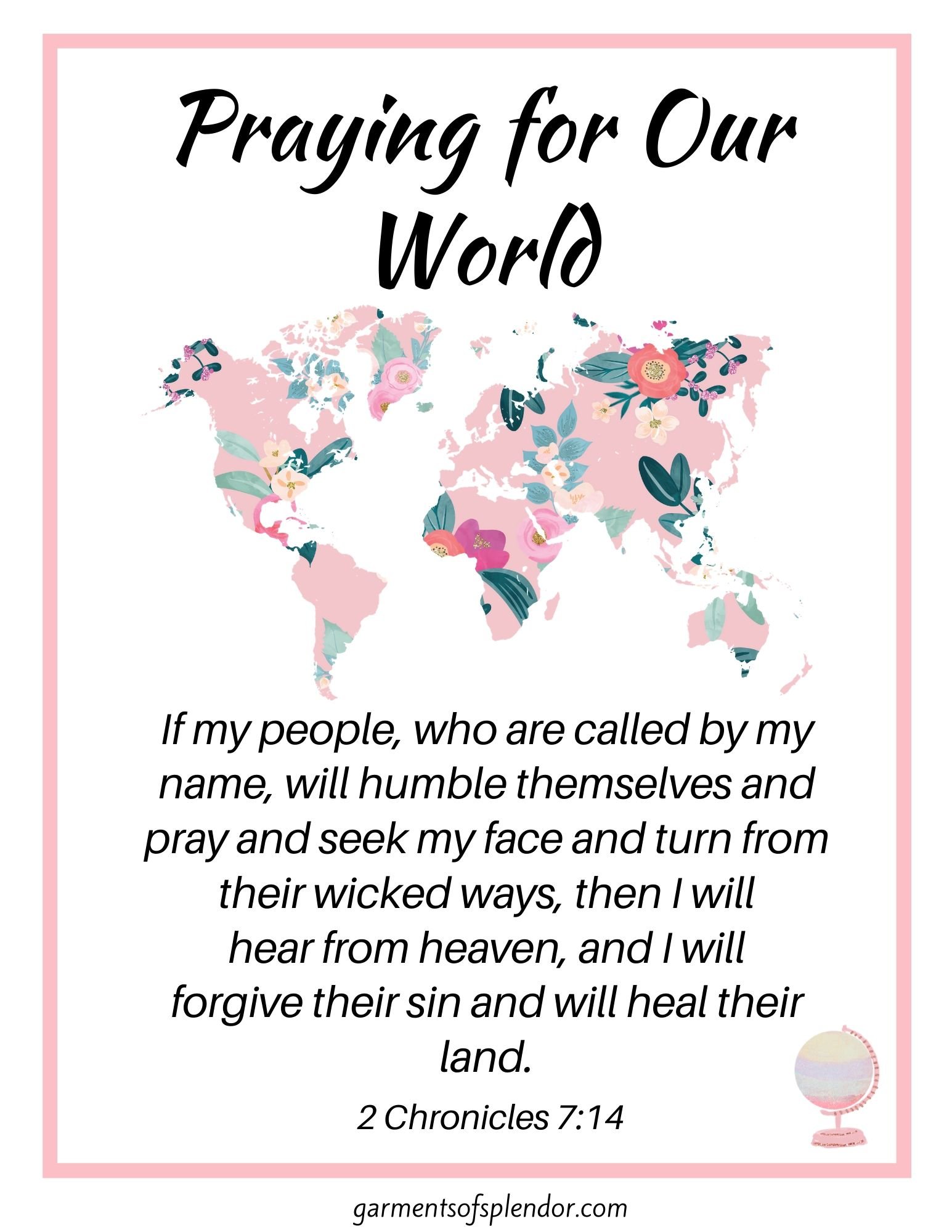 praying for our world