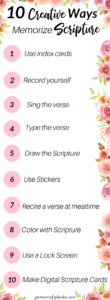 How to Memorize Scripture (with Free Editable Scripture Cards)
