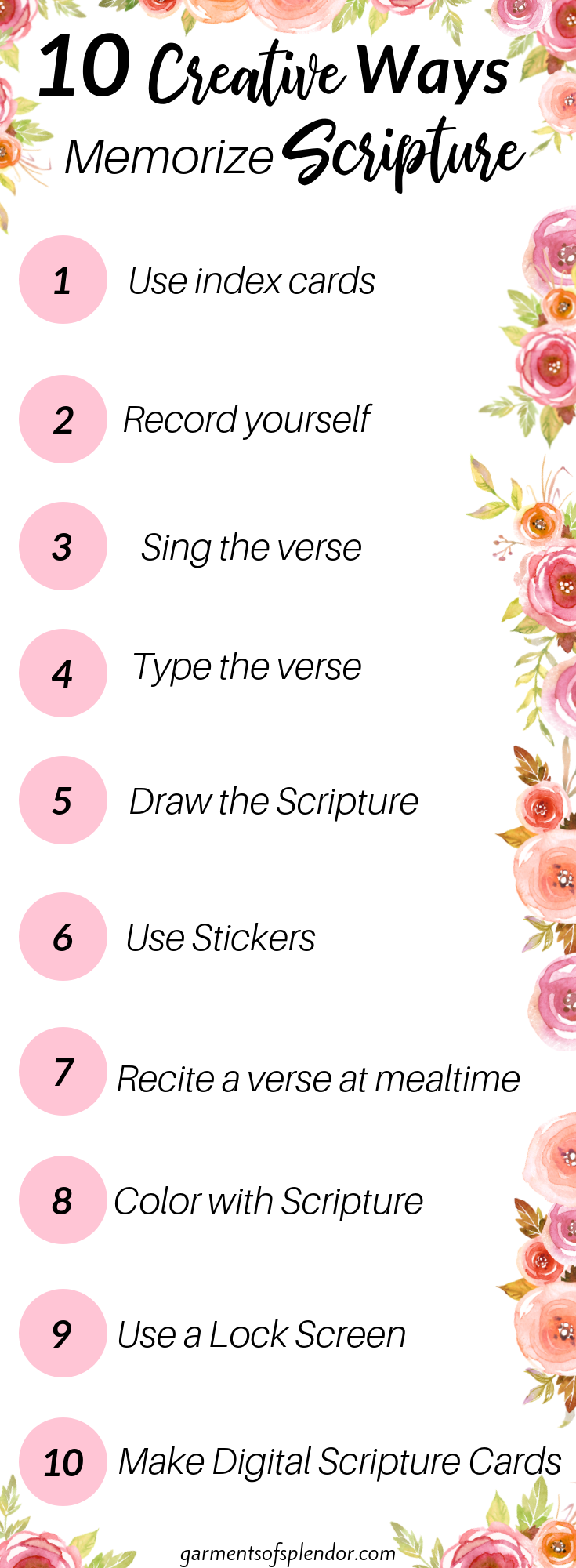 How to Memorize Scripture (with Free Editable Scripture Cards)