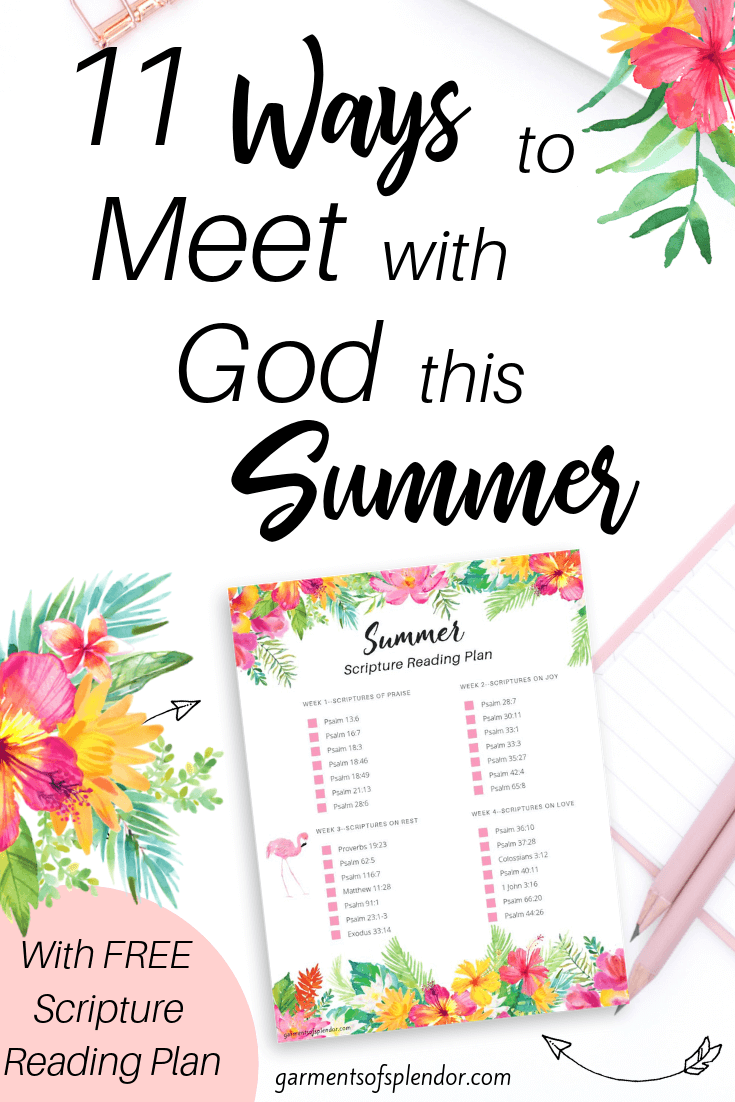 Eleven Summer Bible Study Ideas (with Free Printables)