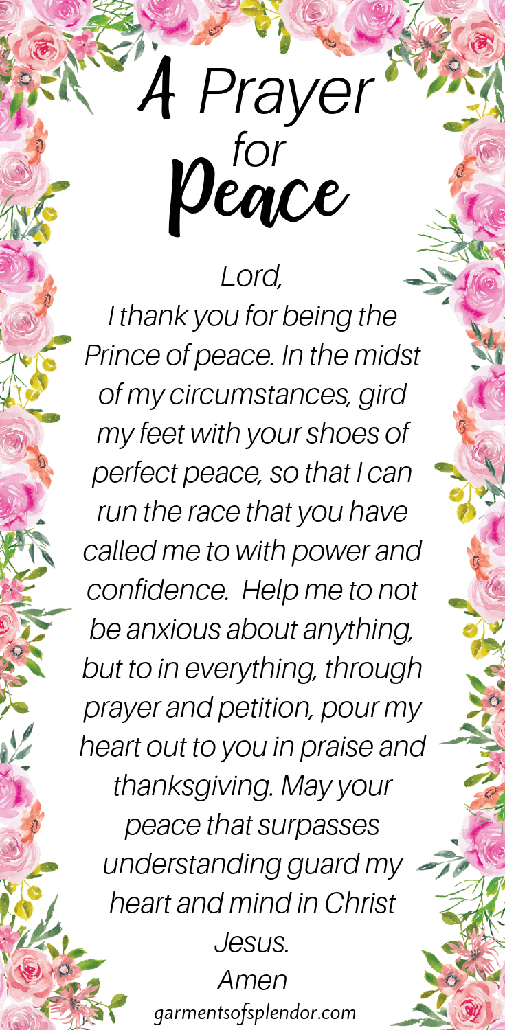 31 Scriptures on Peace to Calm your Heart and Mind