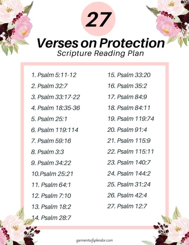 38 Bible Verses about Protection and Safety (with Free Printable)