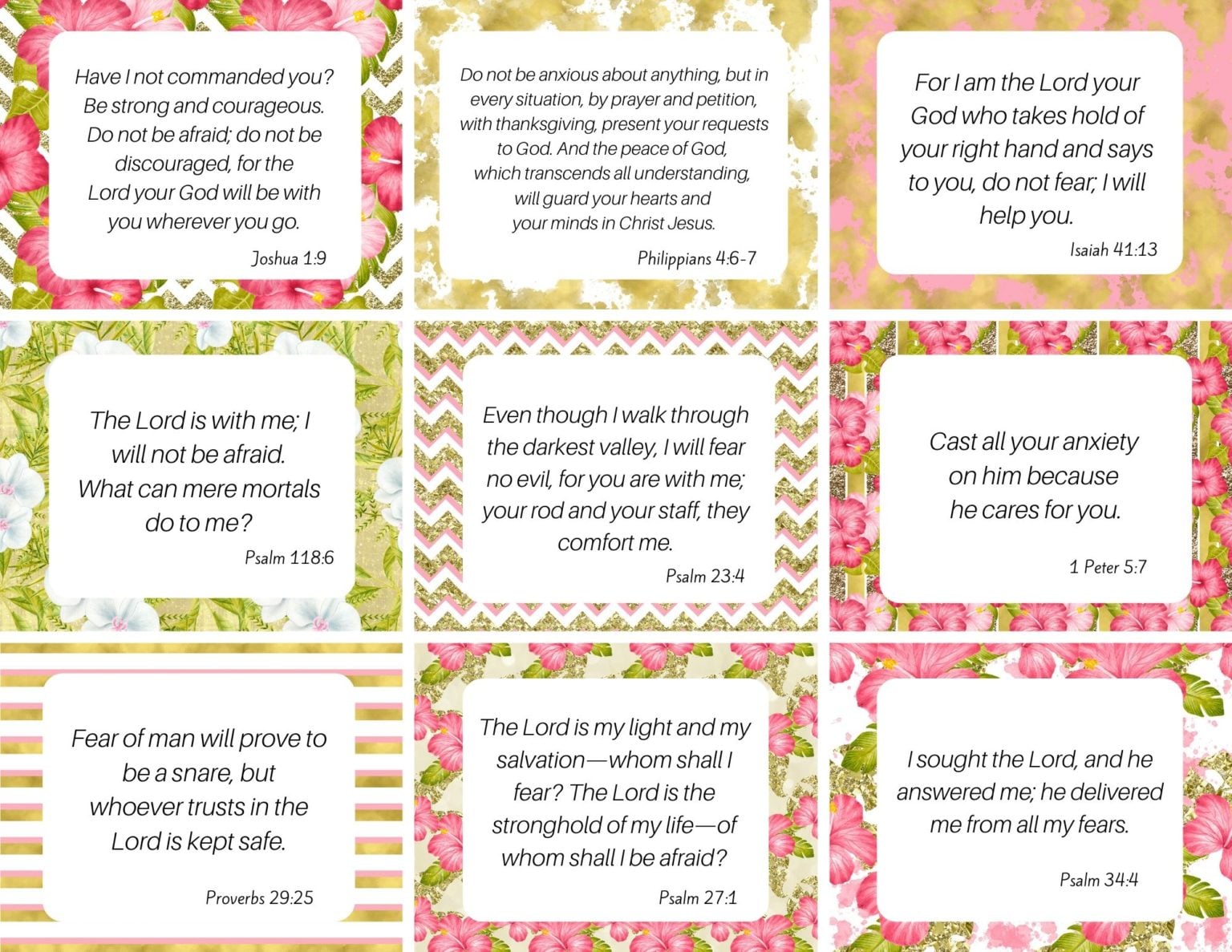 100 Amazing (and FREE) Printable Scripture Cards