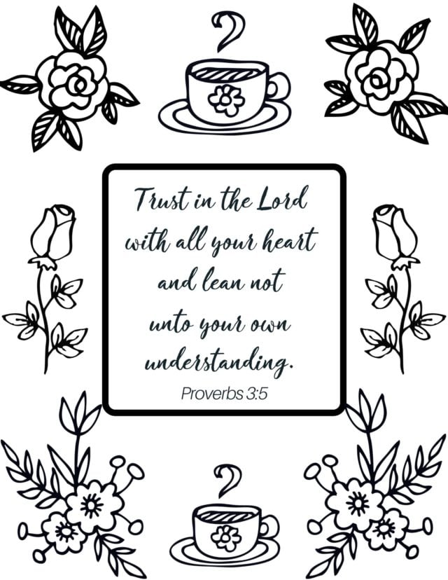 Free Printable Bible Verse Coloring Pages
