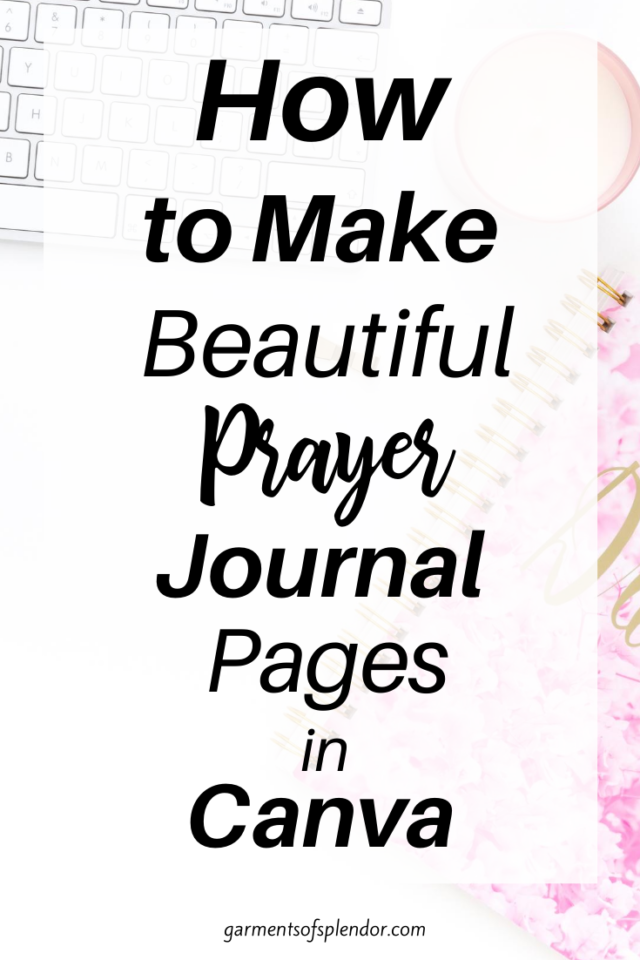 How to Make Beautiful Prayer Journal Templates in Canva