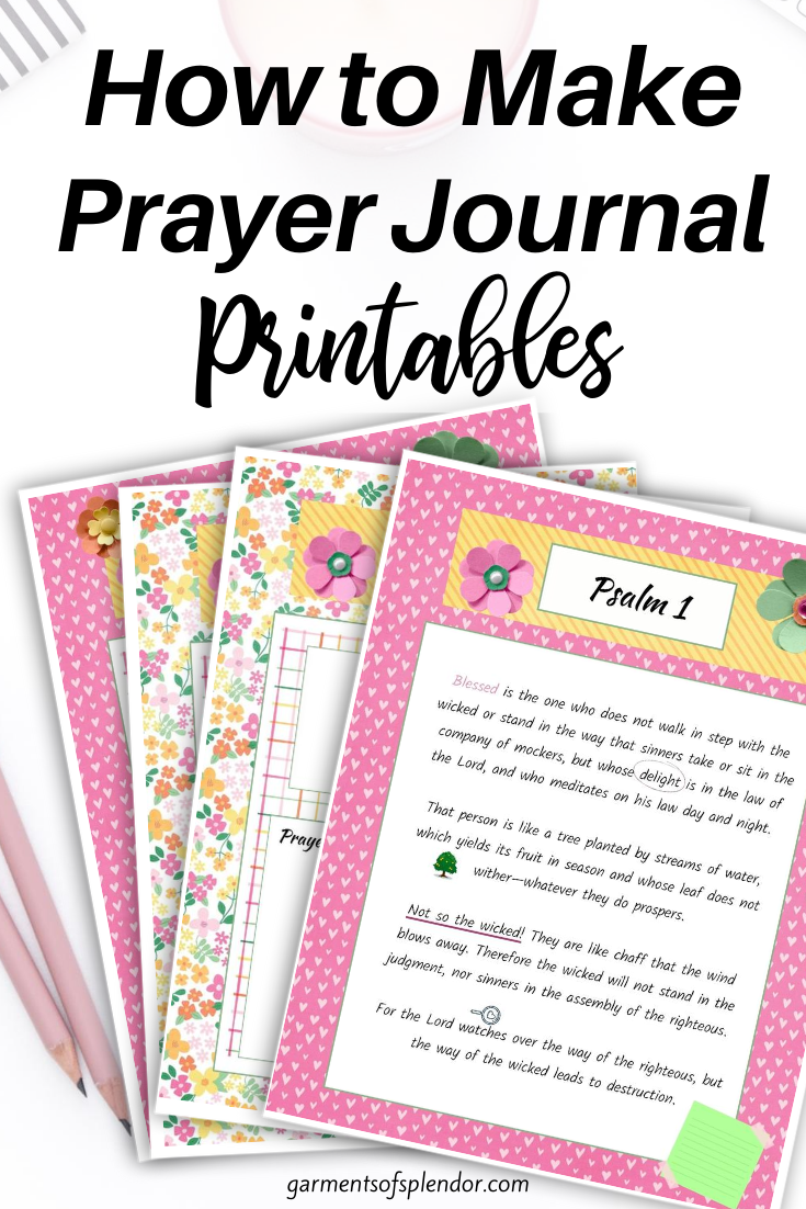 How to Make Beautiful Prayer Journal Templates in Canva