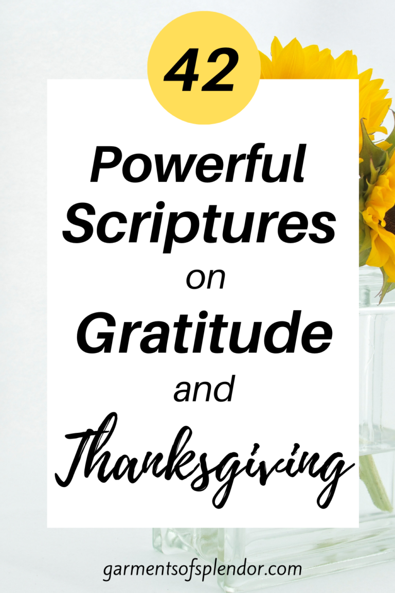 42 Bible Verses on Thanksgiving and Gratitude