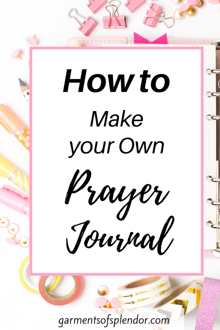 How to Make a Prayer Notebook to Pray for your Family