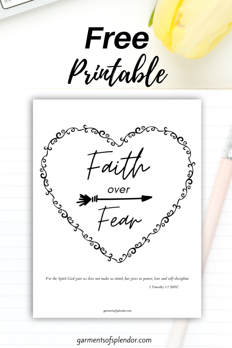 38 Powerful Scriptures on Overcoming Fear (with Free Printables)