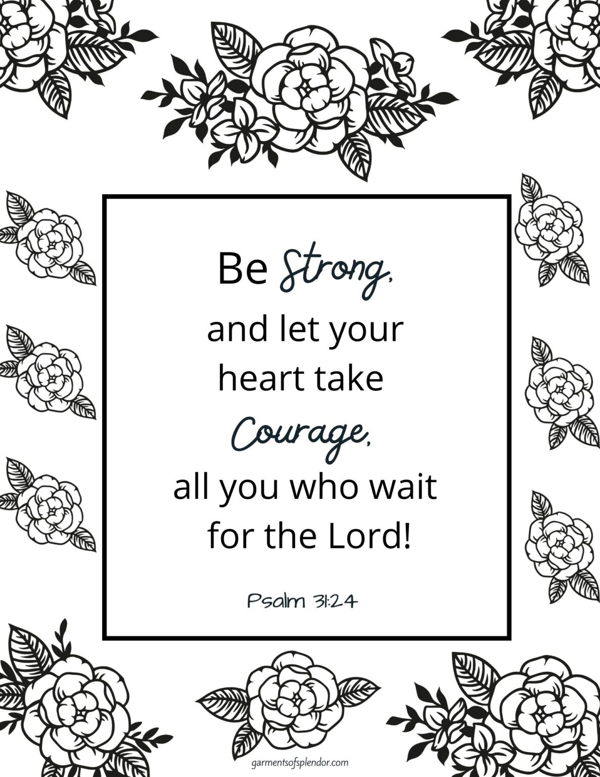 Free Printable Bible Verse Coloring Pages