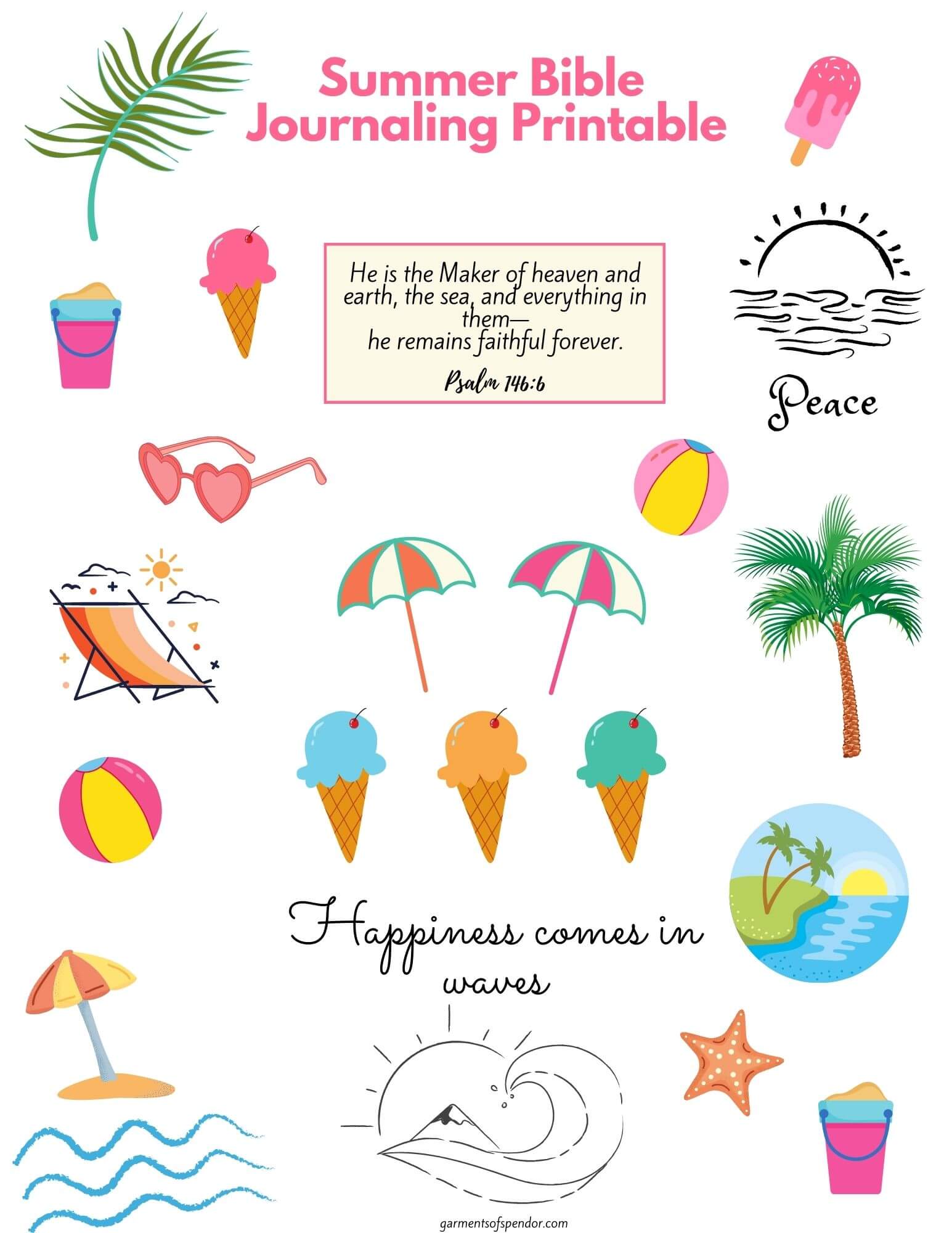 Eleven Summer Bible Study Ideas (with Free Printables)