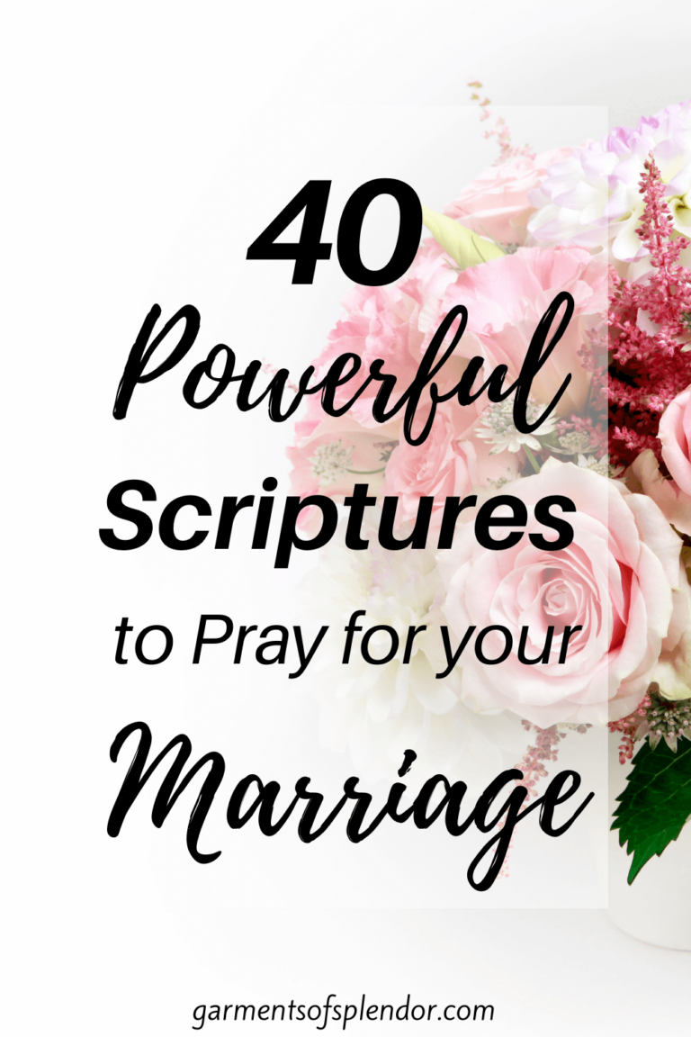 40 Powerful Scriptures to Pray for your Marriage (with Free Printables)