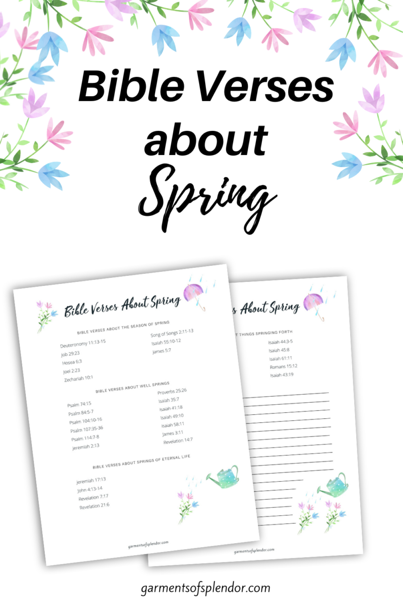 Hope-filled Bible Verses About Spring (with Free Printables)