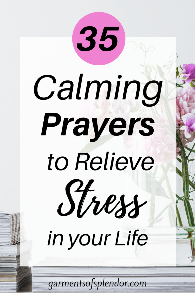 35 Calming Prayers for Stress and Anxiety (with Free Printable)