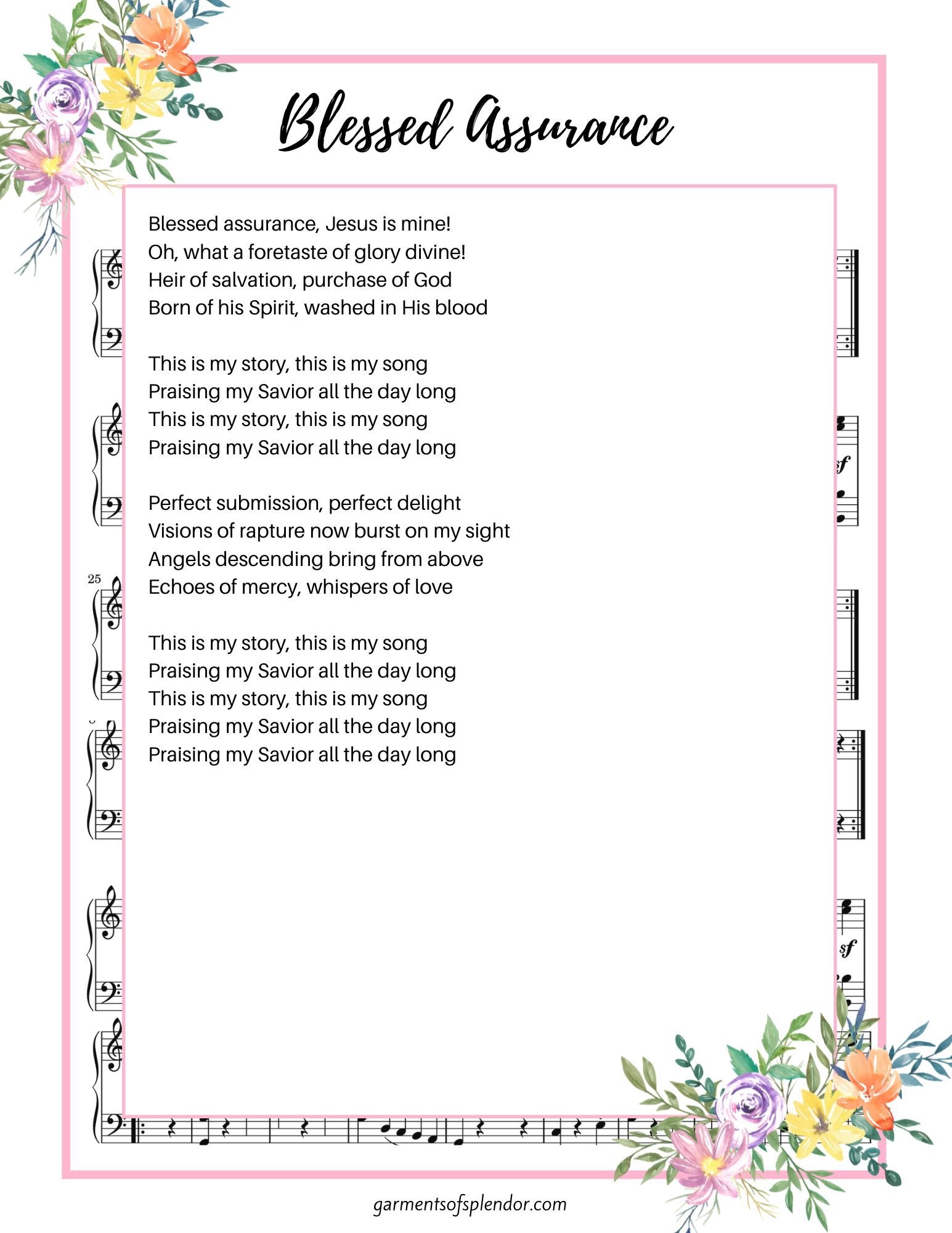 40 Beautiful Easter Hymns (with Free Printable Lyrics)