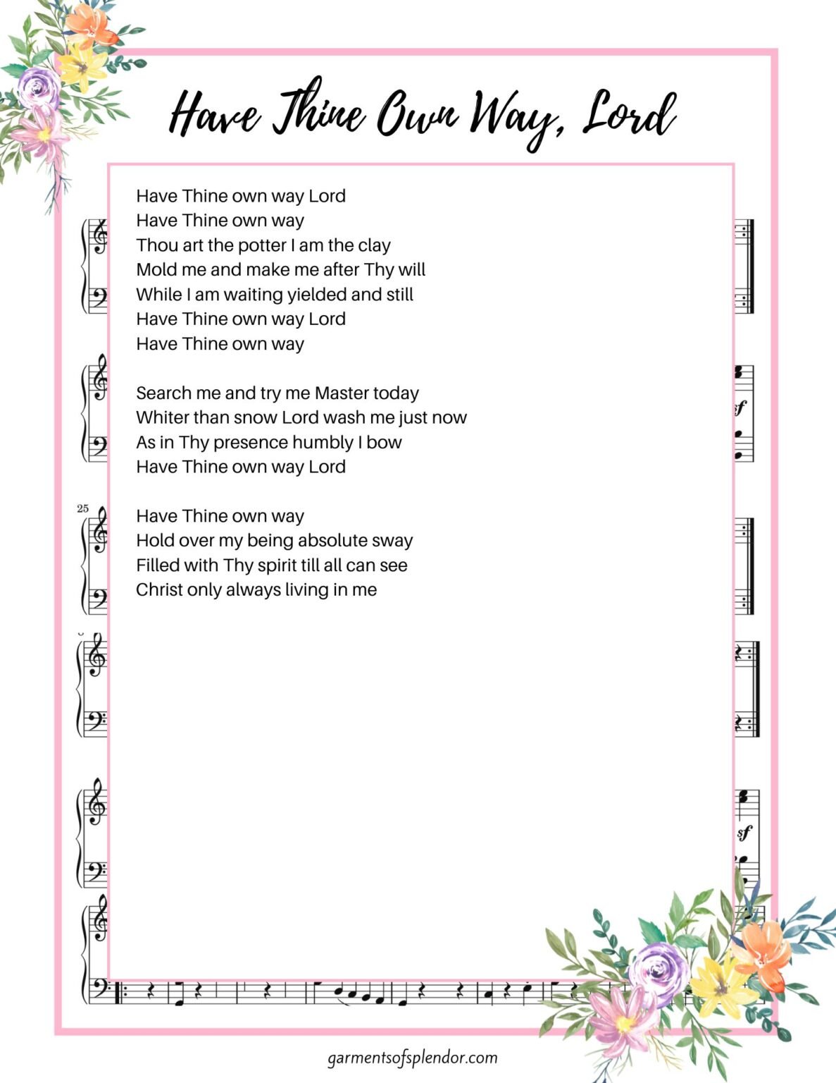 40 Beautiful Easter Hymns (with Free Printable Lyrics)