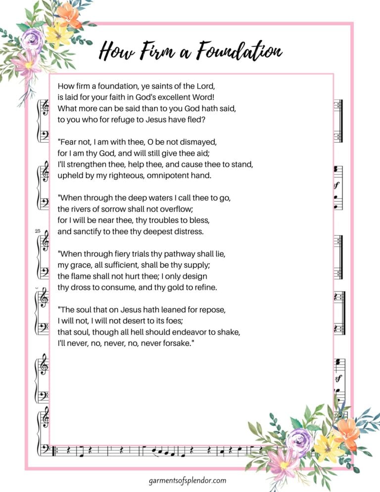 40 Beautiful Easter Hymns (with Free Printable Lyrics)