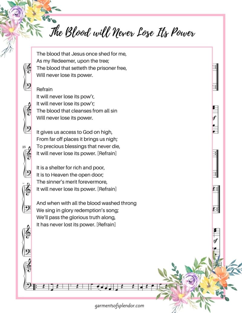 40 Beautiful Easter Hymns (with Free Printable Lyrics)