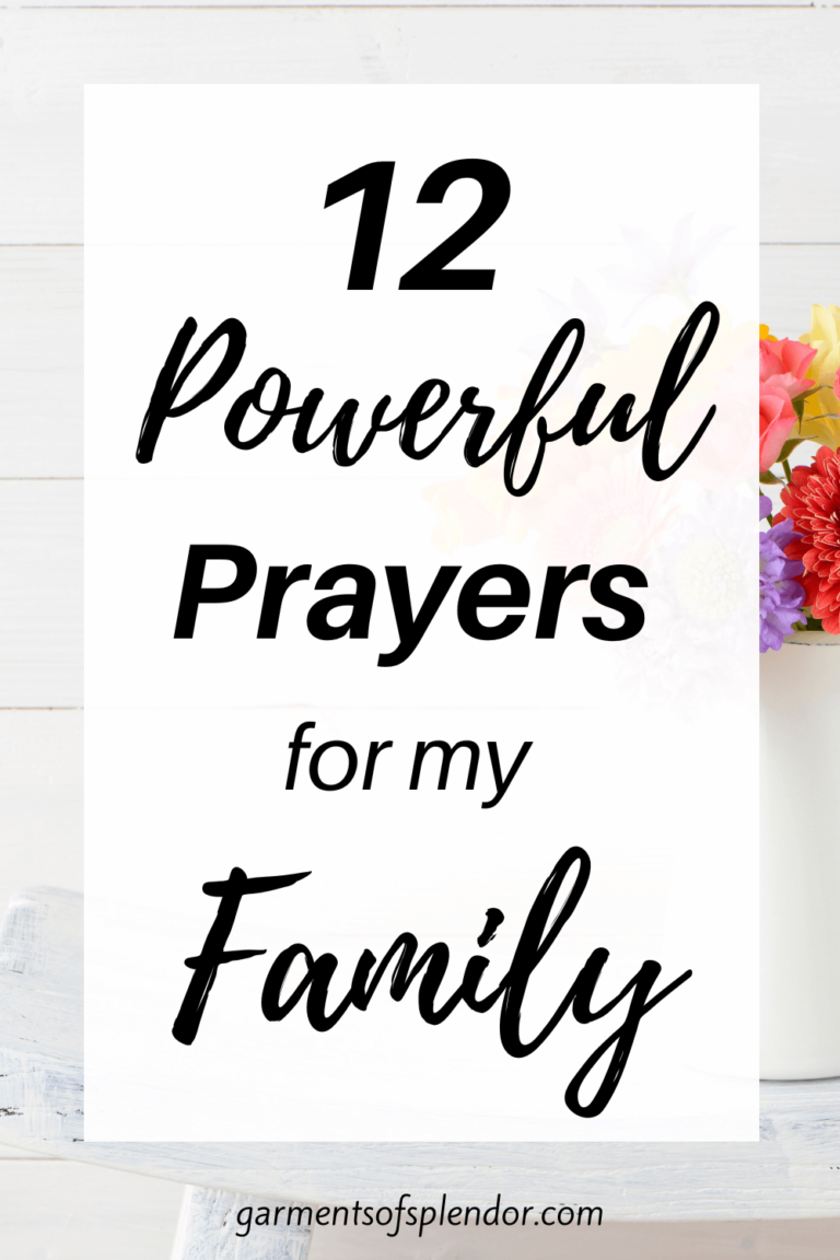 12 Powerful Prayers for Family (with FREE Printable Prayers)