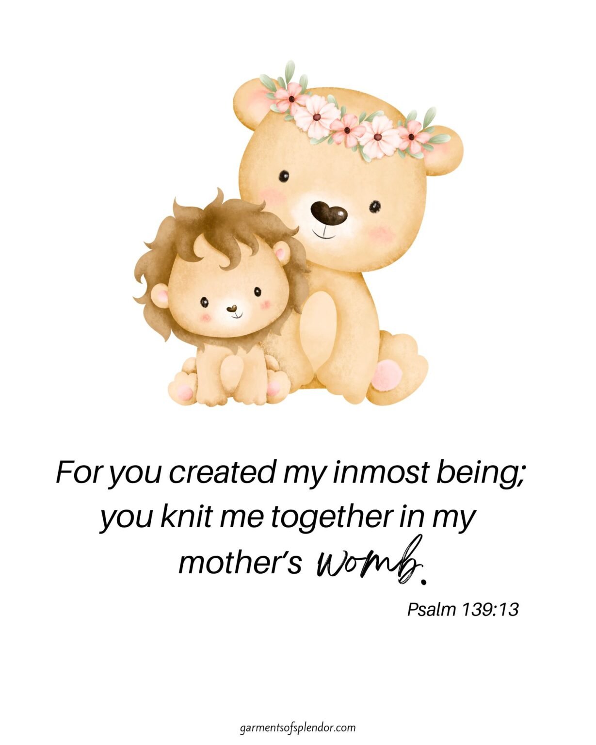27 Inspiring Verses for a Baby Shower (with Free Printables)