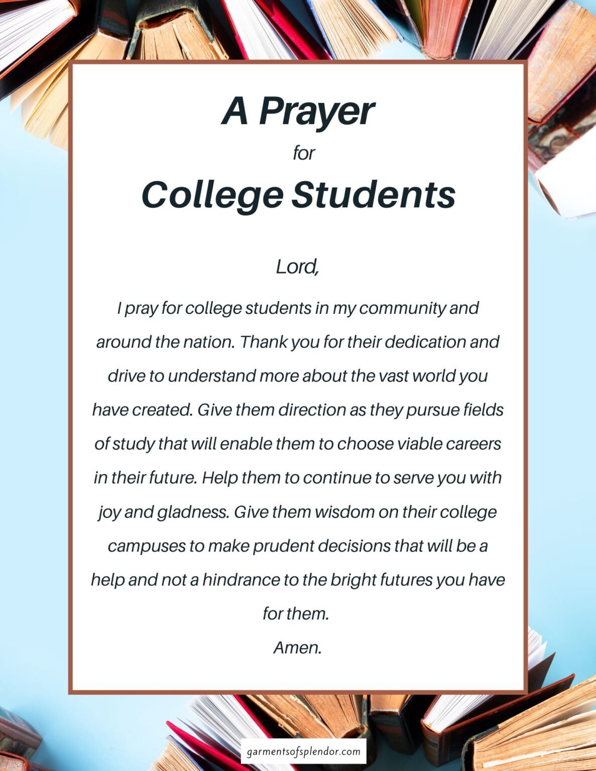 17 Powerful Prayers for Students (with Free Printable Prayers)
