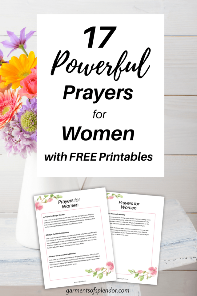 17 Prayers for Women in Every Season of Life (with Free Printables)