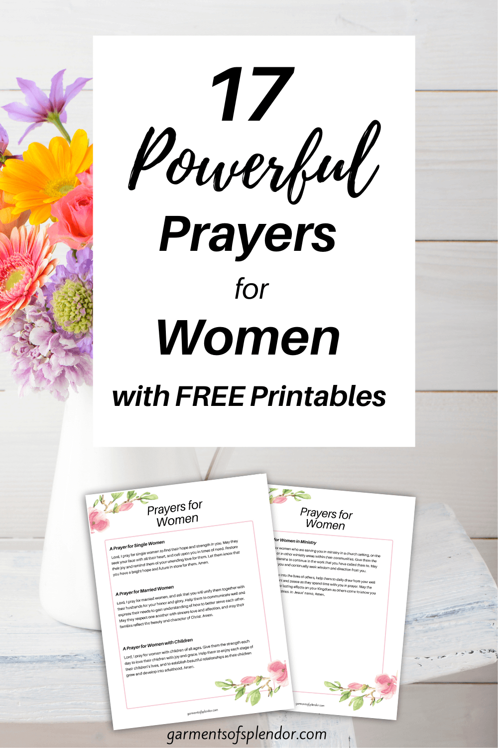 17 Prayers for Women in Every Season of Life (with Free Printables)