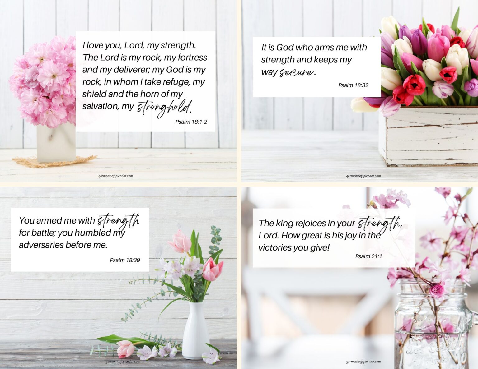26 Powerful Psalms for Strength (with Free Printable Cards)