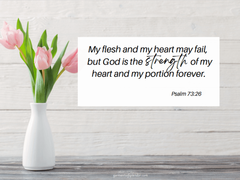 26 Powerful Psalms for Strength (with Free Printable Cards)