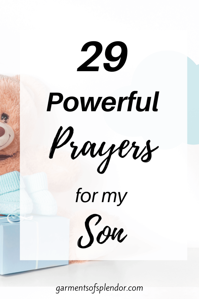 29 Powerful Prayers for My Son (with Free Printable)