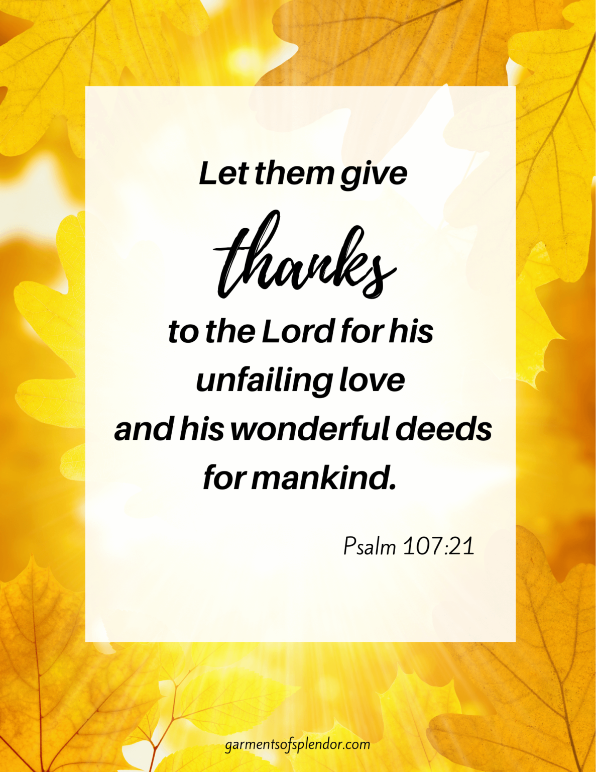 27 Psalms of Thanksgiving and Praise (with Free Printables)