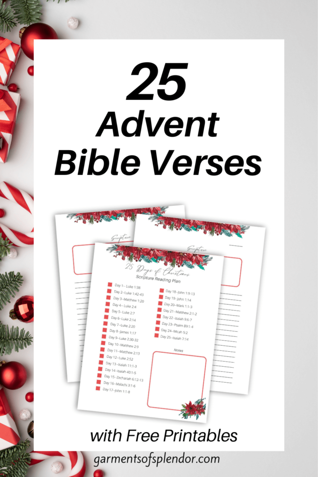 25 Powerful Advent Bible Verses (with Free Printables)