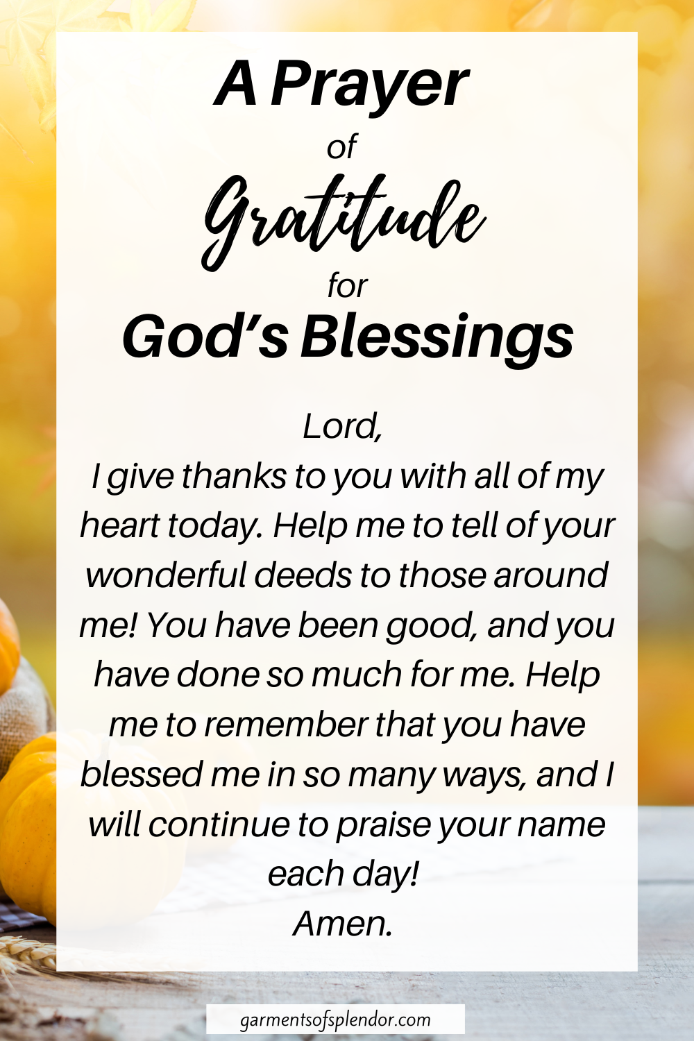 17 Powerful Prayers of Gratitude (with Free Bible Study)