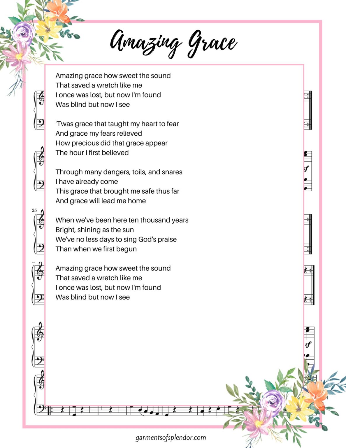 40 Beautiful Easter Hymns (with Free Printable Lyrics)