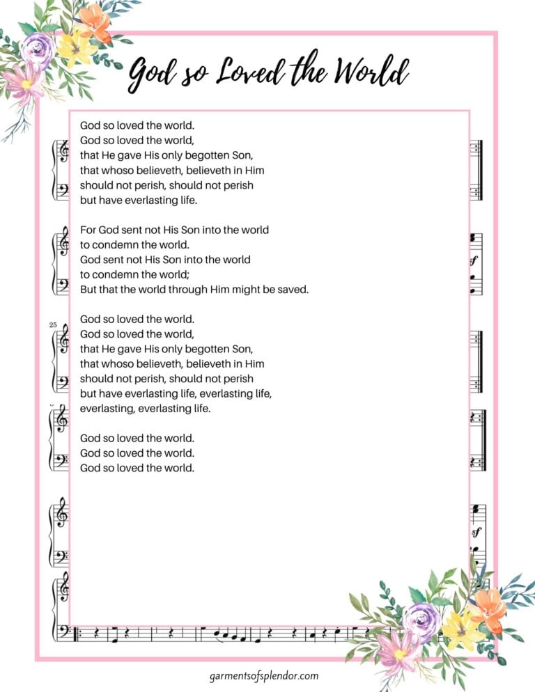 40 Beautiful Easter Hymns (with Free Printable Lyrics)
