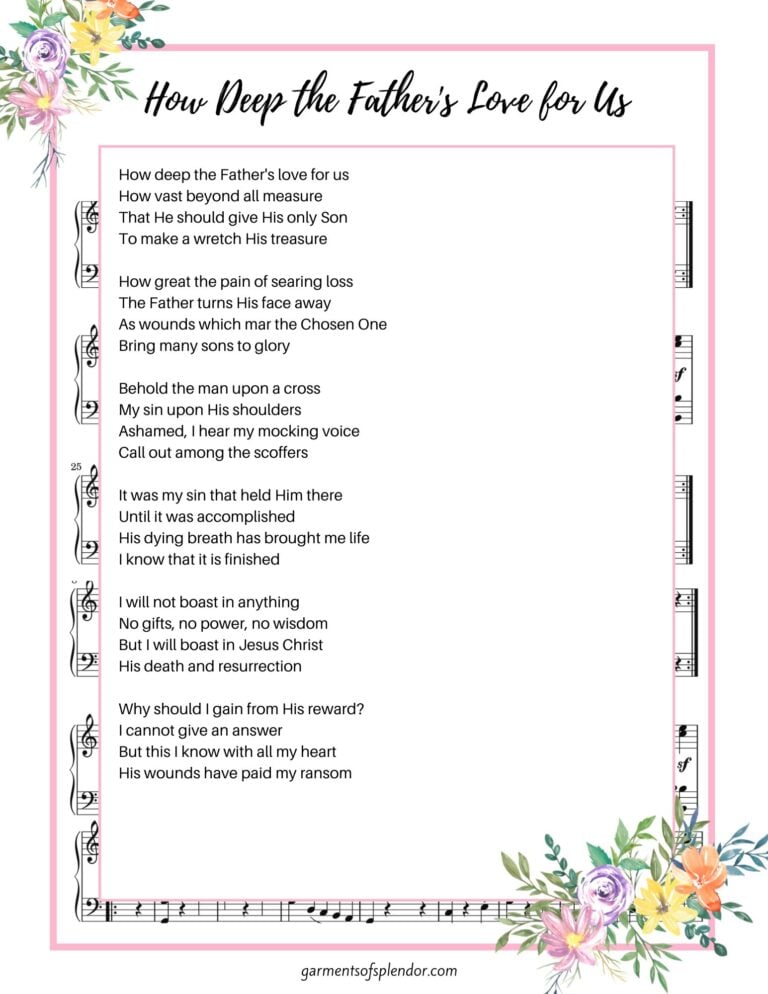 40 Beautiful Easter Hymns (with Free Printable Lyrics)