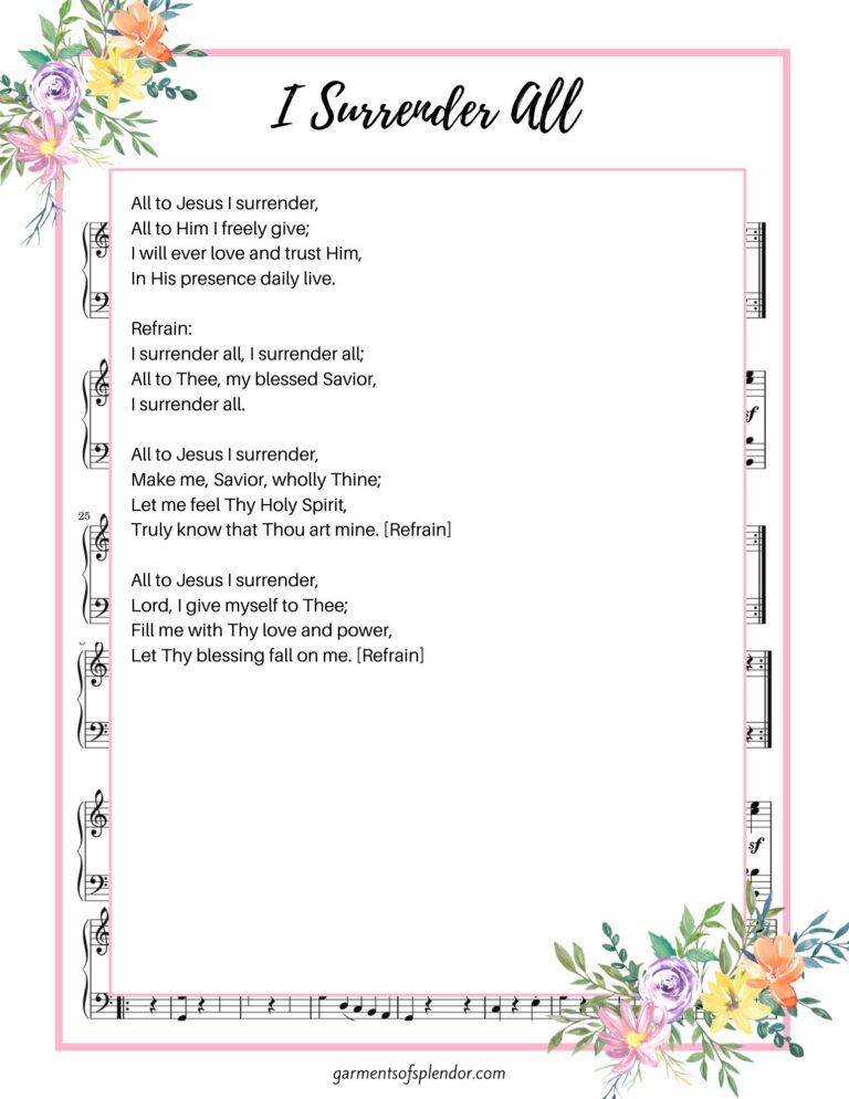 40 Beautiful Easter Hymns (with Free Printable Lyrics)