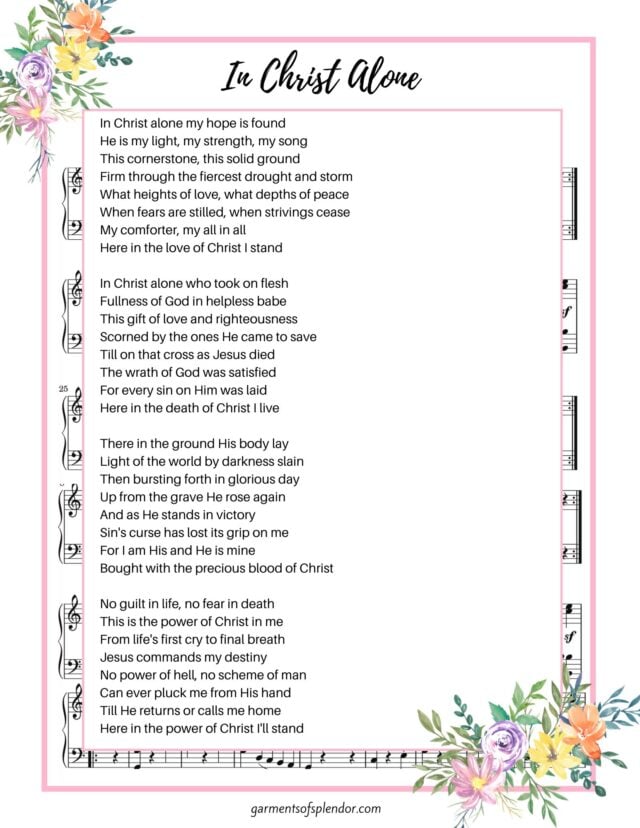 40 Beautiful Easter Hymns (with Free Printable Lyrics)