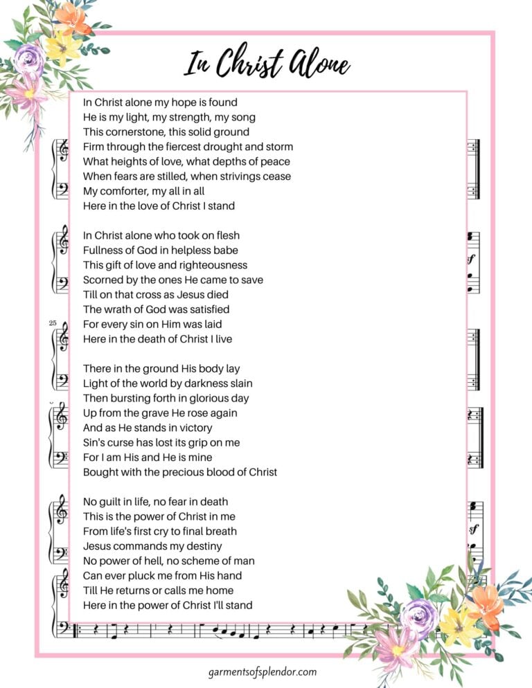 40 Beautiful Easter Hymns (with Free Printable Lyrics)