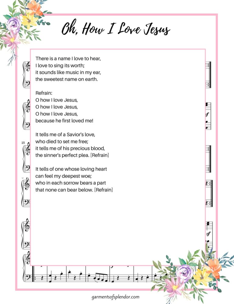 40 Beautiful Easter Hymns (with Free Printable Lyrics)