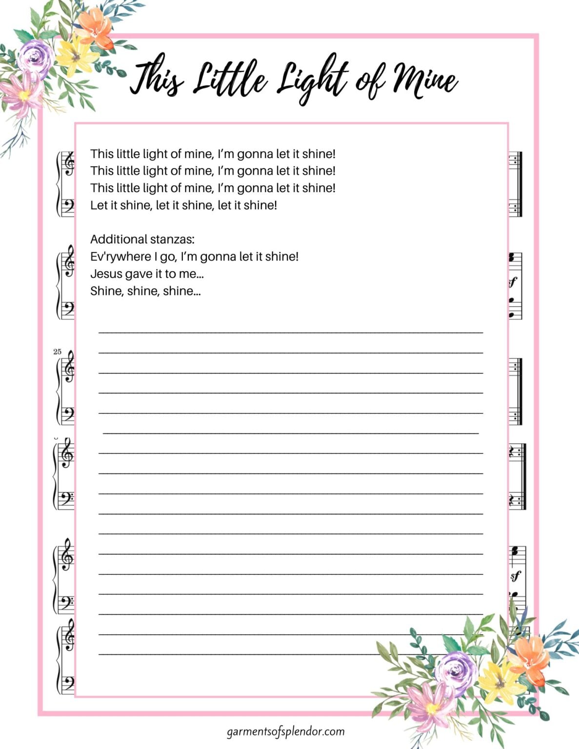 40 Beautiful Easter Hymns (with Free Printable Lyrics)