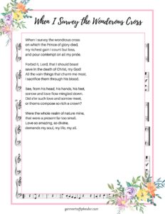 40 Beautiful Easter Hymns (with Free Printable Lyrics)