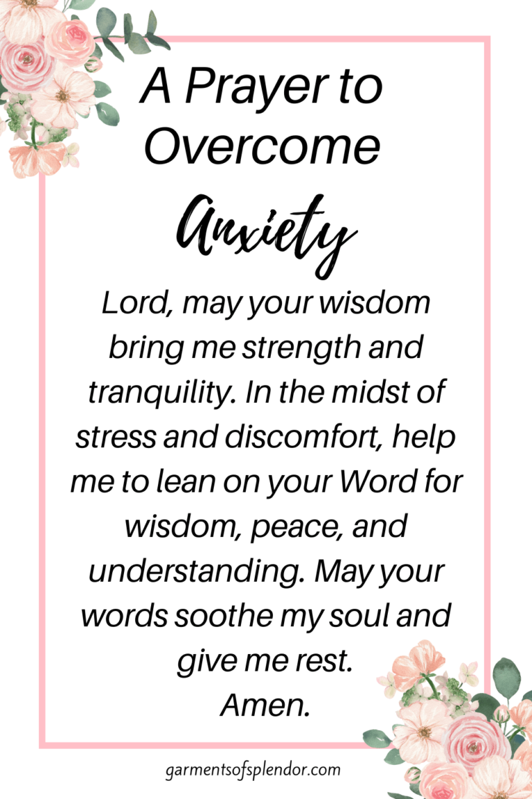 35 Calming Prayers for Stress and Anxiety (with Free Printable)