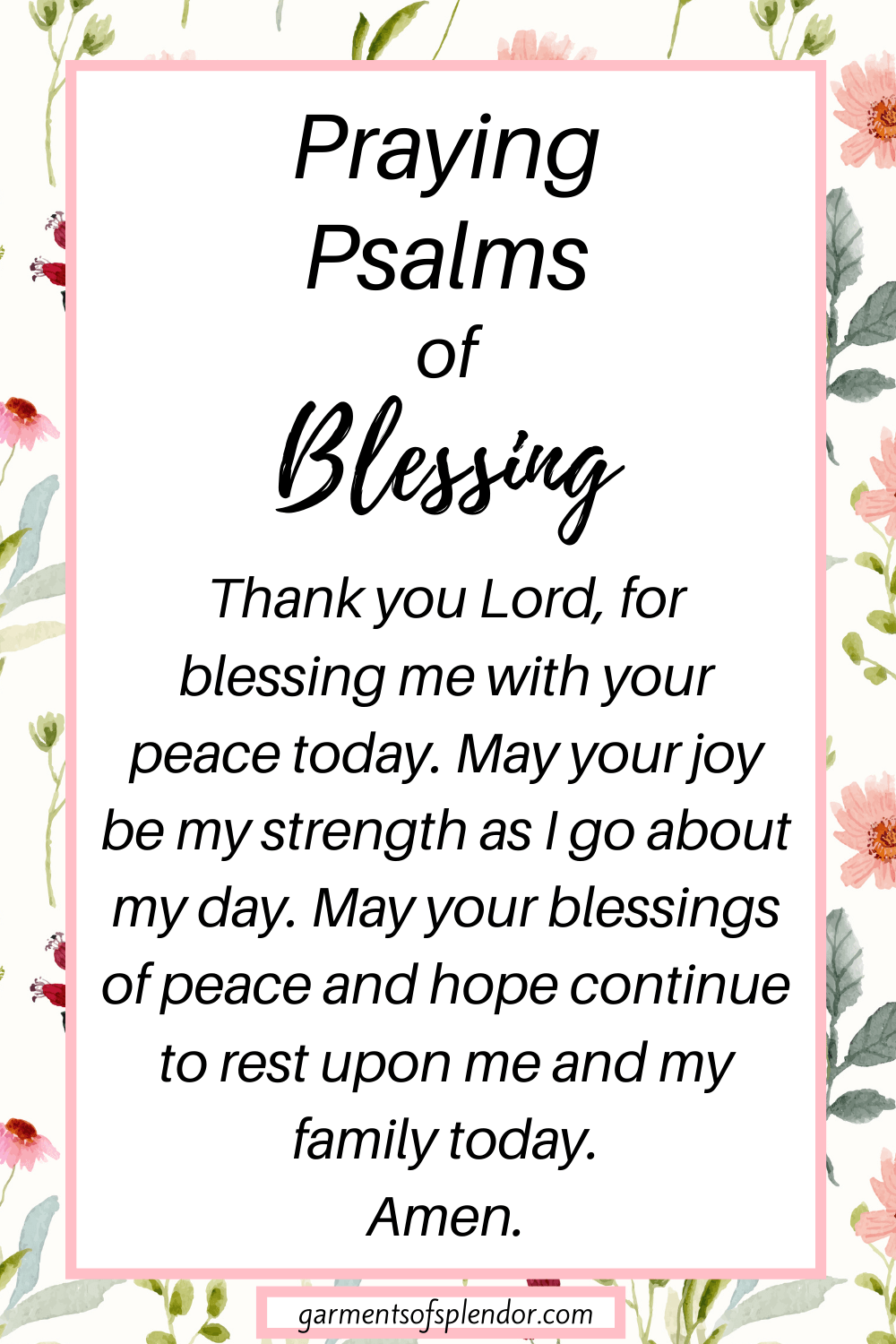 How Praying the Psalms will Transform your Prayer Life (Plus Free ...