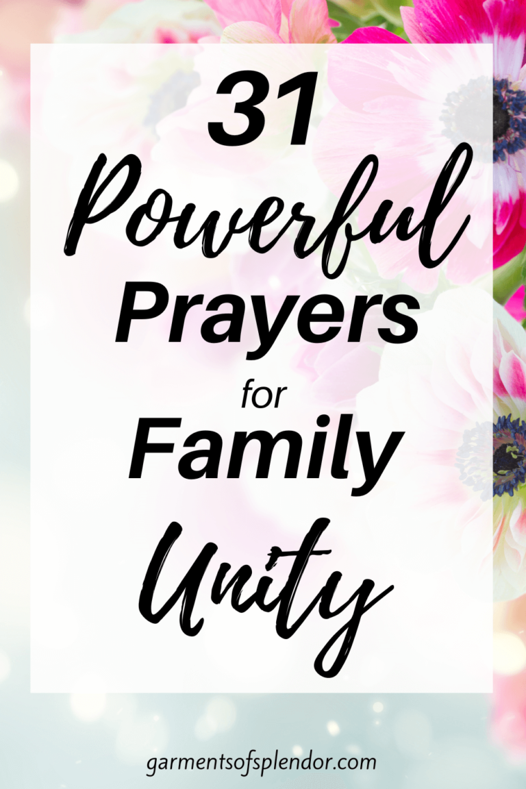 31 Powerful Prayers for Family Unity (with Free Printables)