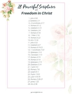 28 Powerful Bible Verses about Freedom in Christ