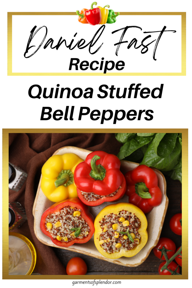 Daniel Fast Recipe: Quinoa-Stuffed Bell Peppers