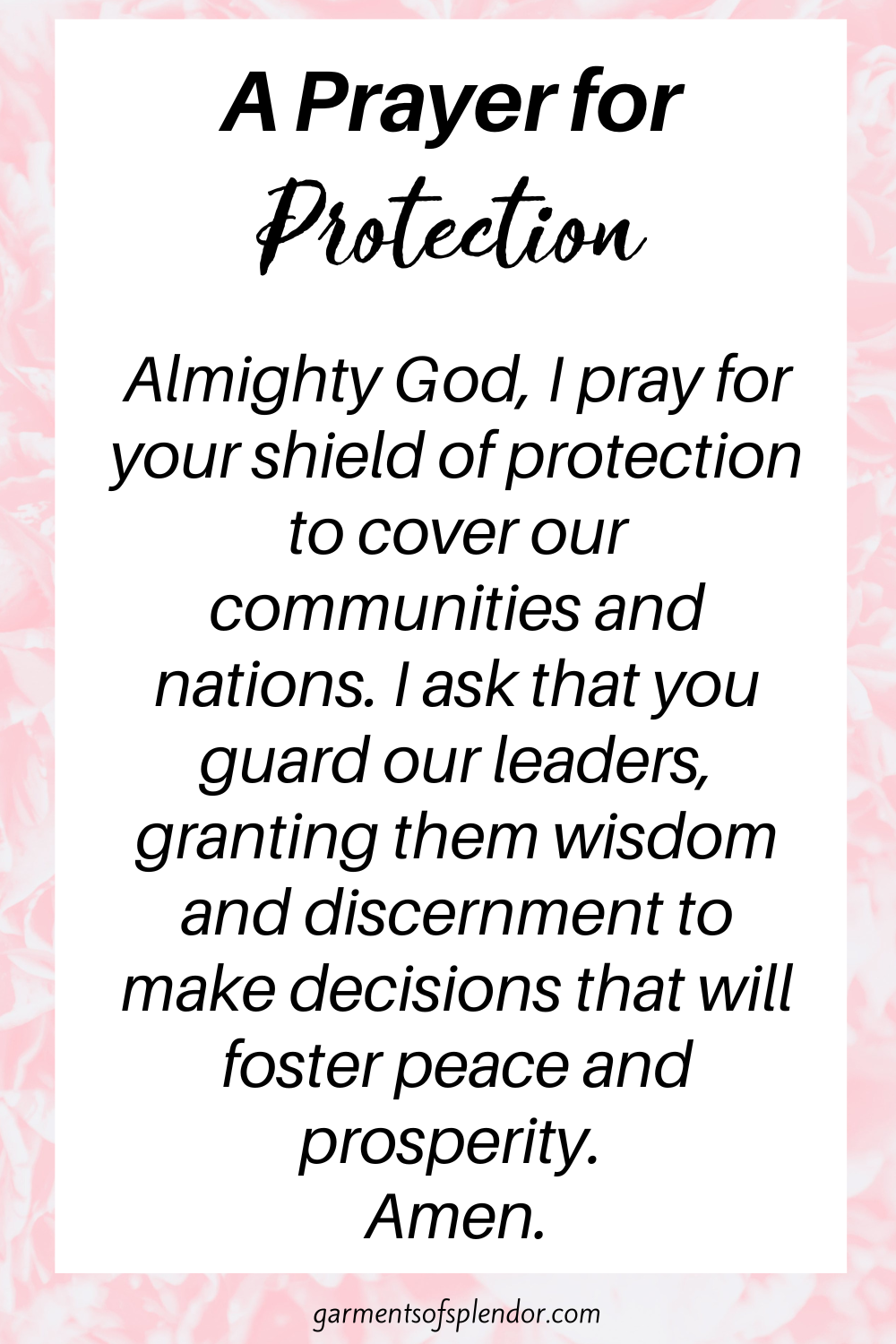 20 Powerful Prayers of Protection