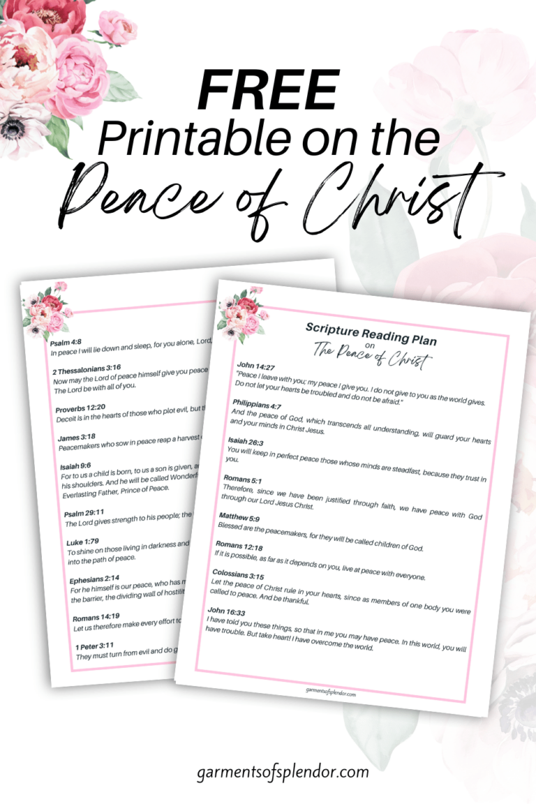 How to Fight with the Weapon of Peace (with Free Printables)